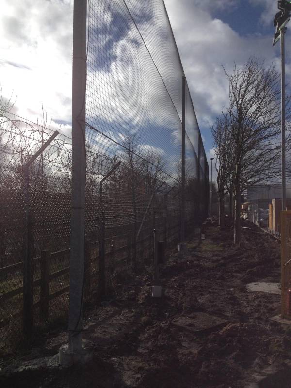 Full Perimeter Fencing with Litter Netting